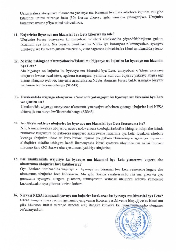 Ibibazo byibazwa bijyanye n`amanota y`ibizamini bisoza amashuri ...